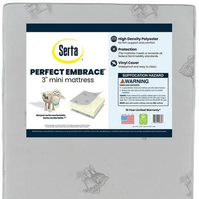Serta Serta Perfect Embrace 3" Mini Crib Mattress Secondipity Bullseye