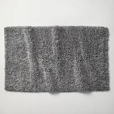 Casaluna 24"x40" Mélange Looped Bath Rug Dark Gray - Casaluna – Secondipity