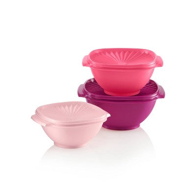 Tupperware Tupperware Heritage 3pc Plastic Food Storage Container Set ...