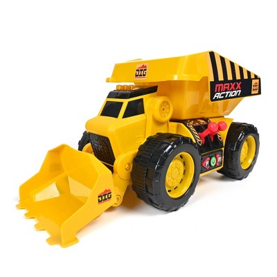 Maxx Action Maxx Action 2-N-1 Dig Rig Dump Truck and Front End Loader ...