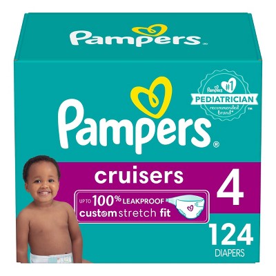 Pampers Pampers Cruisers Diapers Enormous Pack - Size 4 - 124ct ...