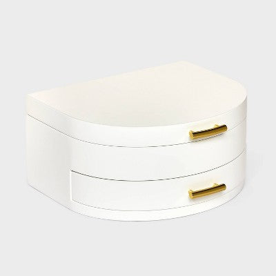 A New Day Half Crescent Lacquer Organizer Jewelry Box - A New Day ...