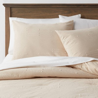 Threshold New - Threshold Comforter Set Cotton Decorative Clipped ...