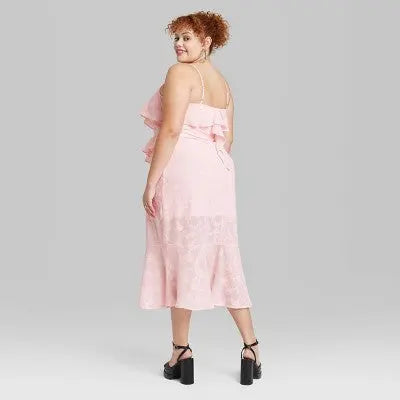 Wild Fable New - Women's Ruffle Midi Dress - Wild Fable – Secondipity