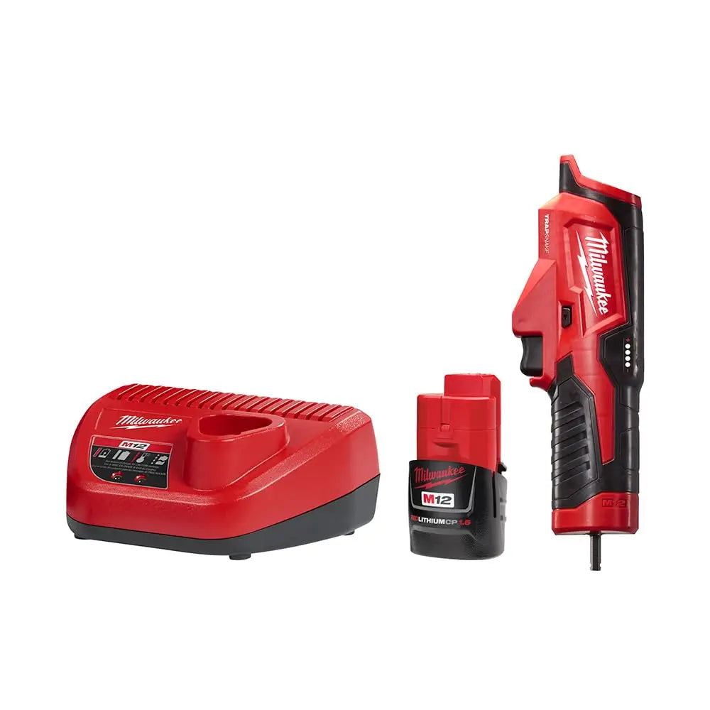 Milwaukee M12 Trap Snake 12-V Lithium-Ion Cordless Auger Drain Power ...