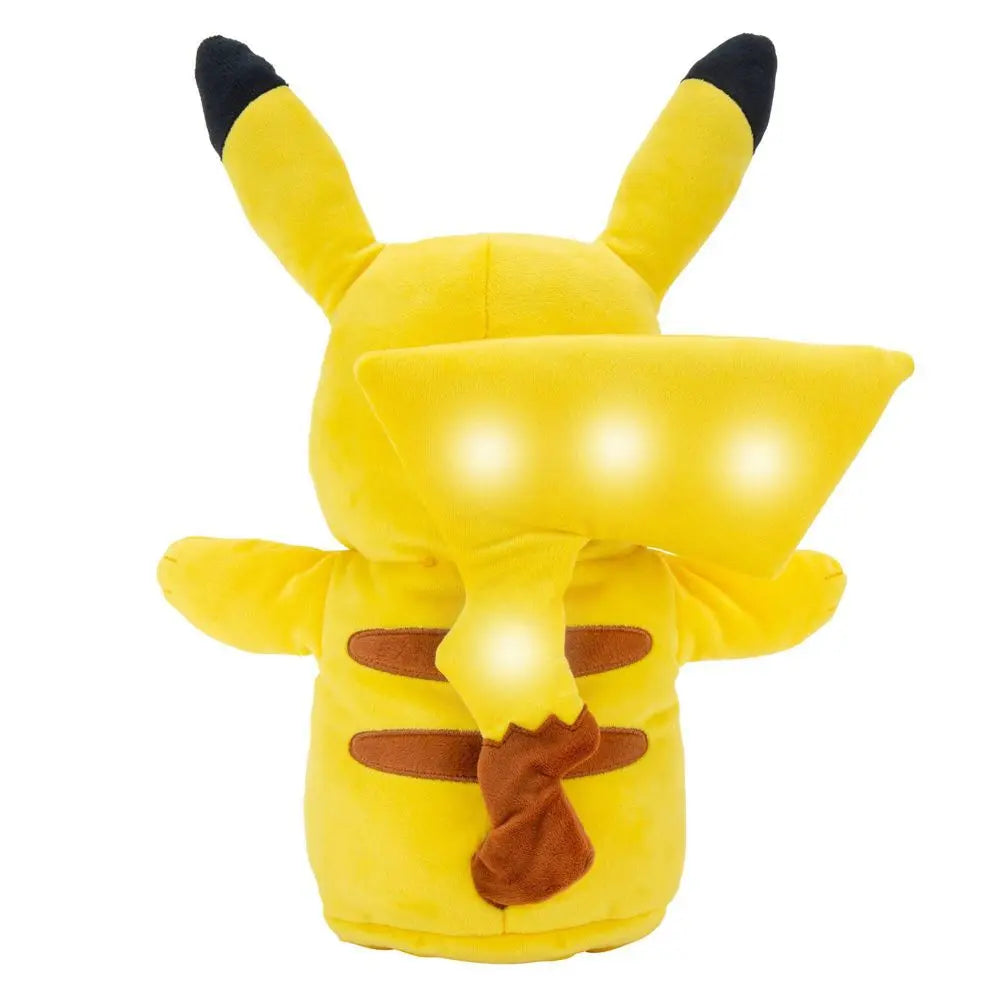 Pokemon Electric Charge Pikachu Plush Interactive 30+ Reactions Light ...