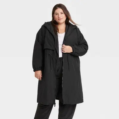 A New Day Open Box - A New Day Women's Plus Winter Trench Rain Coat ...
