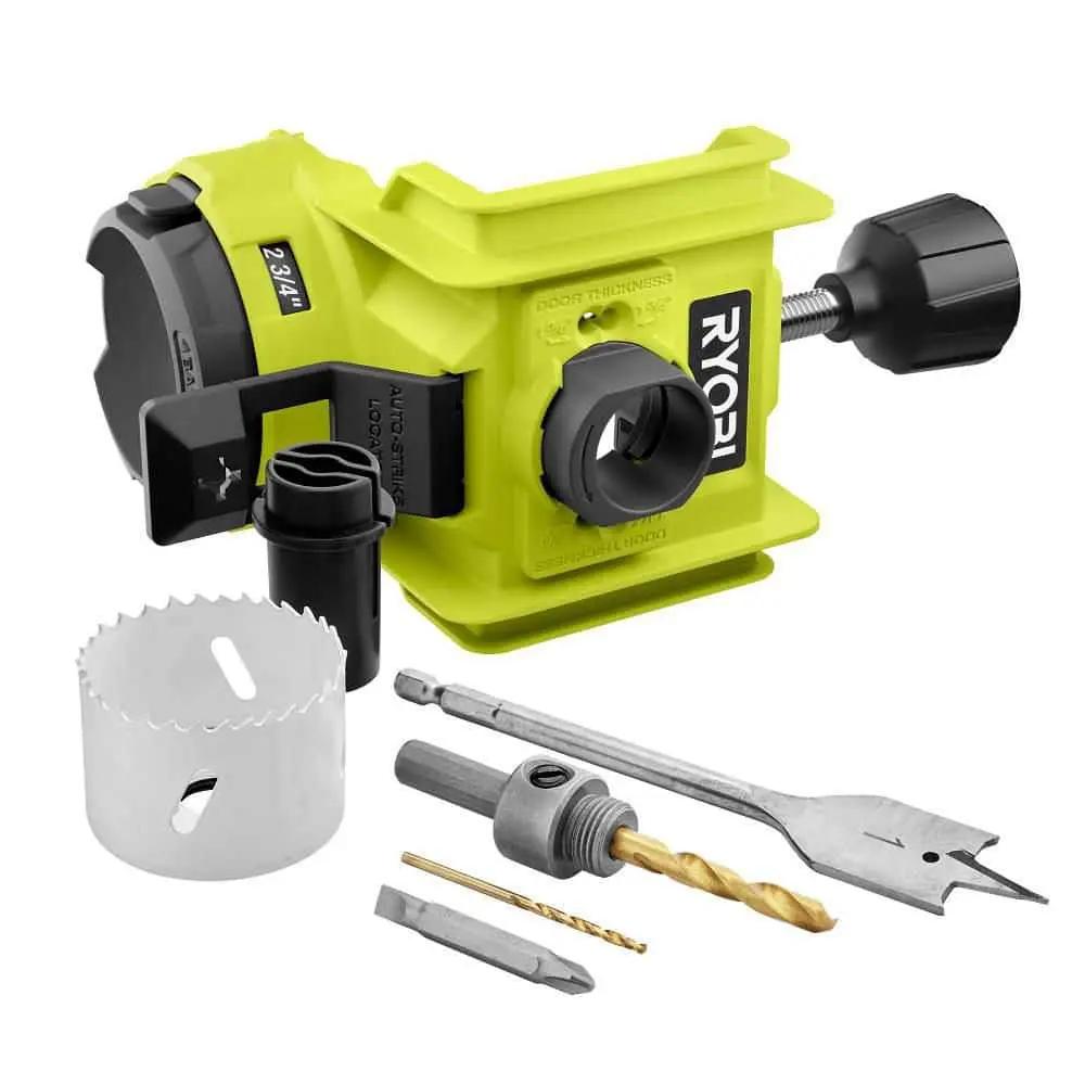 Wood/Metal Door Lock Installation Kit with Bi-Metal Hole Saw, Spade Bit ...