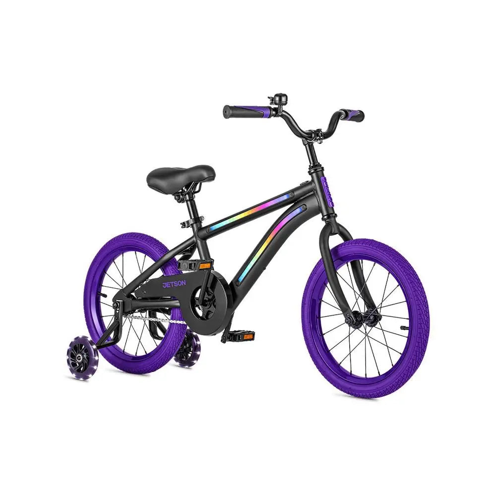 Jetson Jetson Light Rider 16" Kids' Light Up Bike - Black/Purple ...