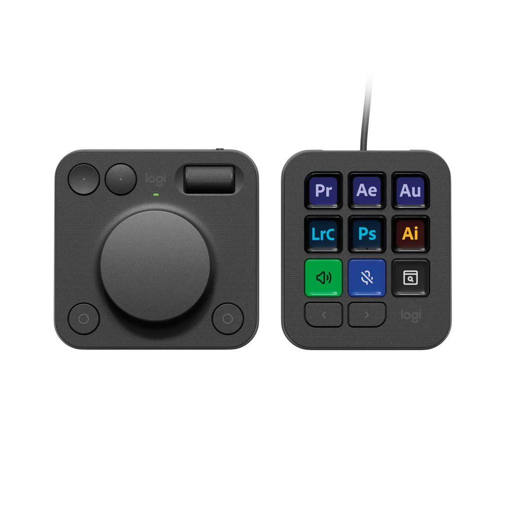 Logitech MX Creative Console Programmable Keypad w 9 Customizable Keys ...